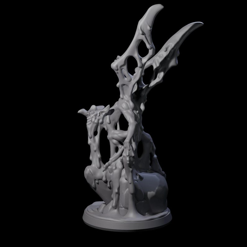 Sticky Mud Mephit Miniature for D&D, Dungeons and Dragons, Pathfinder ...