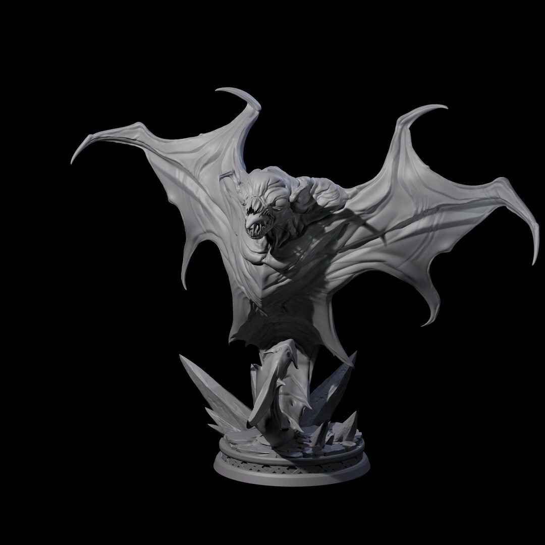 Swooping Cloaker C Miniature for D&D, Dungeons and Dragons, Pathfinder ...