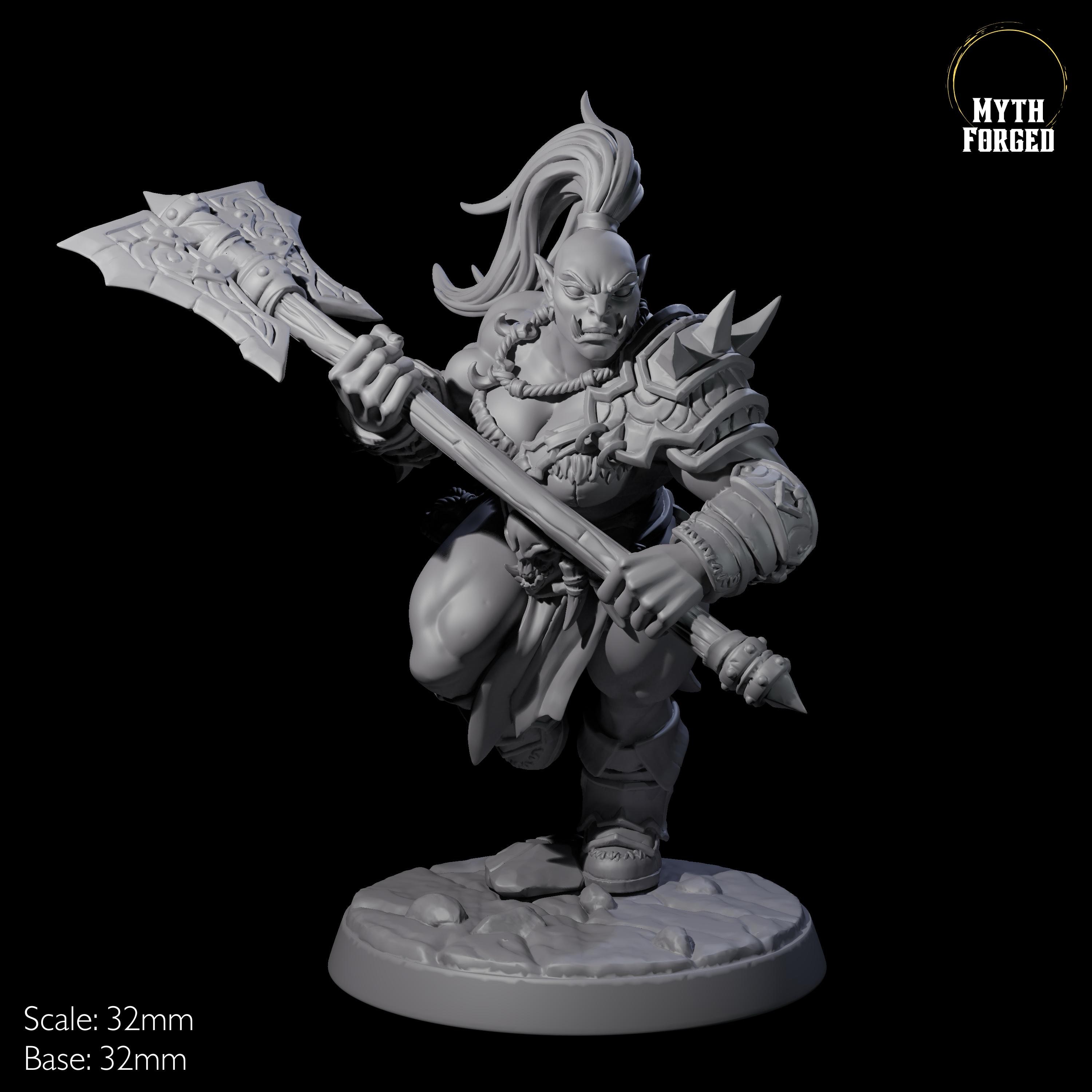Orc Raiders Miniature Set of 6: D&D, Pathfinder, Tabletop RPG - Etsy