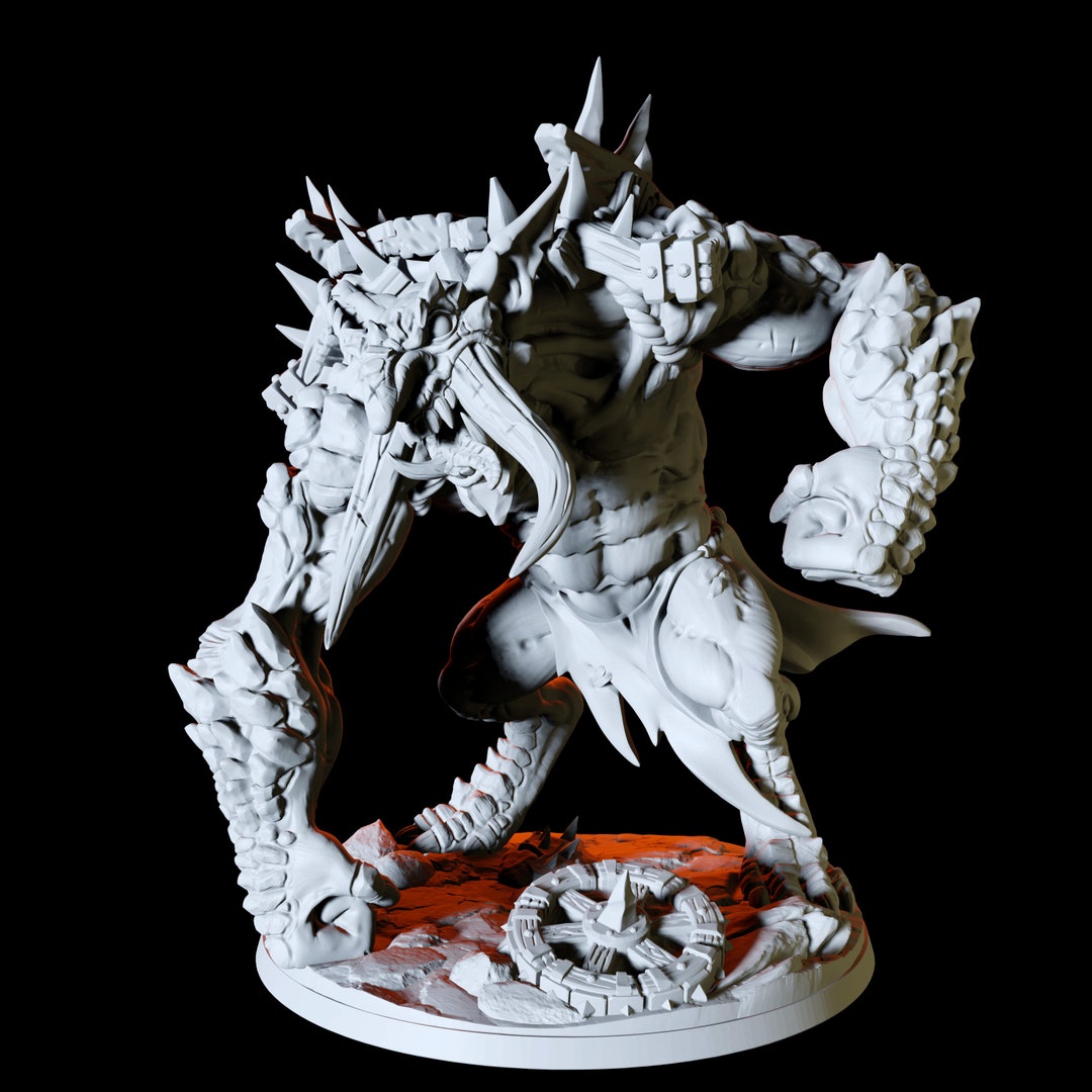 Blackrazor Troll Miniature for D&D, Dungeons and Dragons, Pathfinder ...