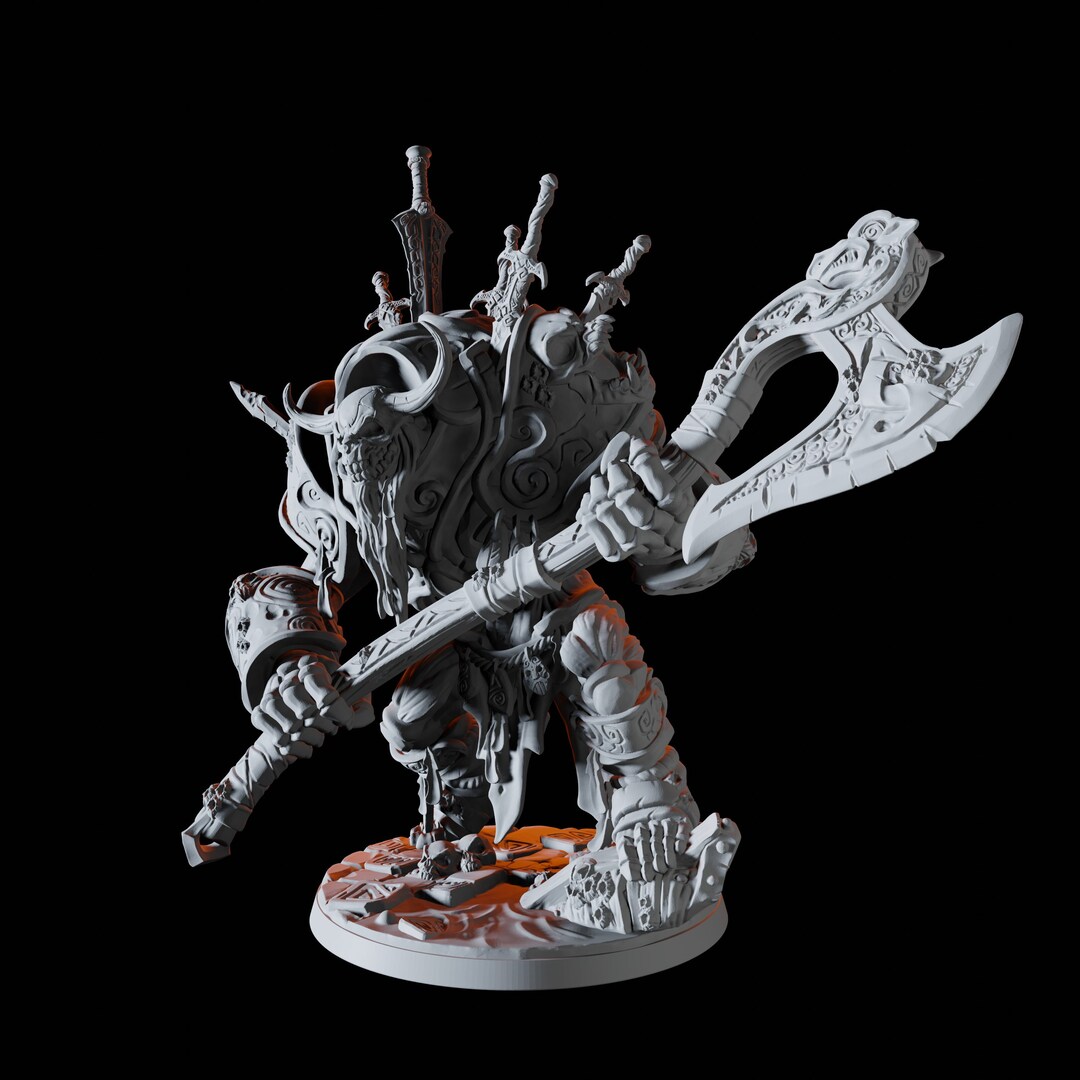 Undead Troll Miniature for D&D, Dungeons and Dragons, Pathfinder and ...