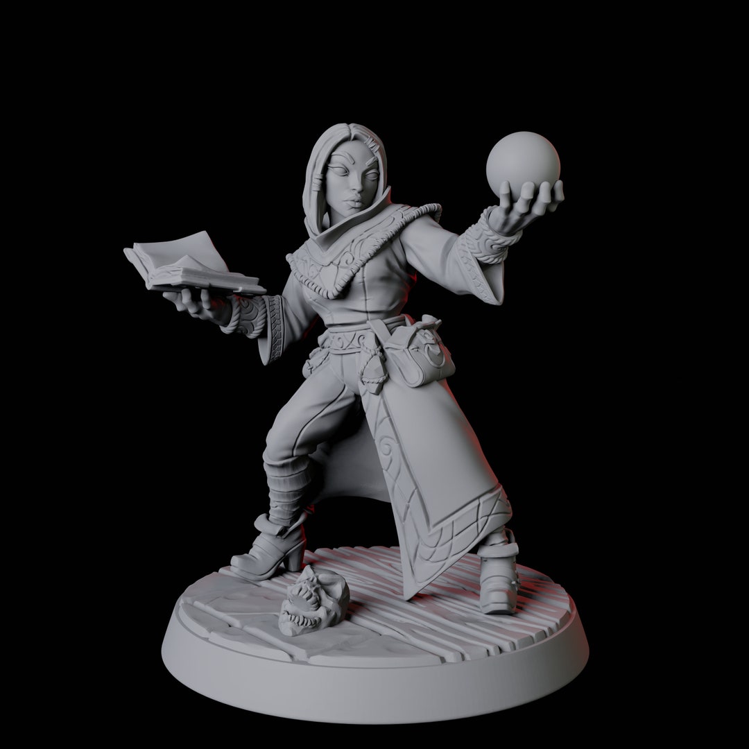 Human Wizard Apprentice D Miniature for D&D, Dungeons and Dragons ...