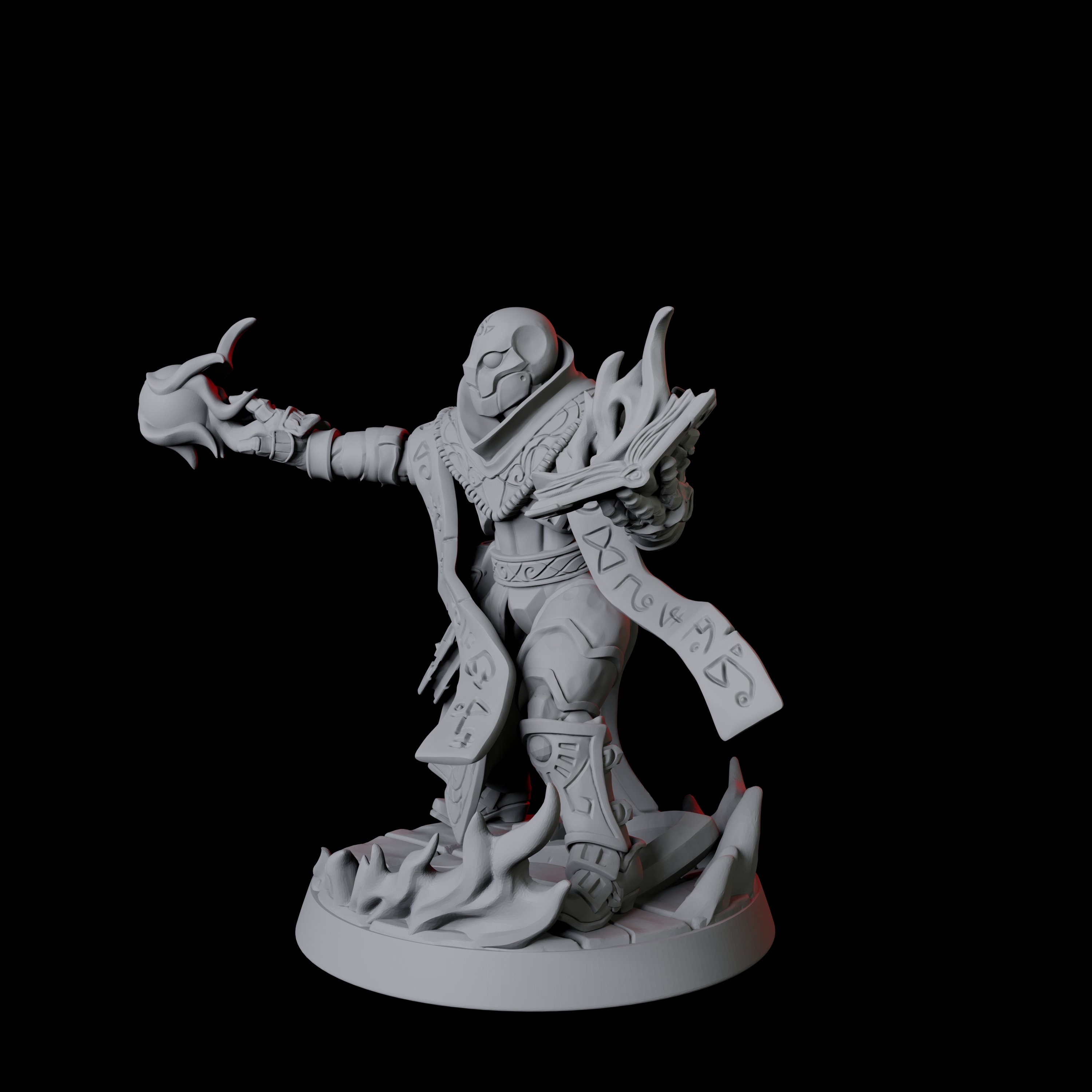 Warforged Wizard Miniature for D&D, Dungeons and Dragons, Pathfinder and Many Other Tabletop ...