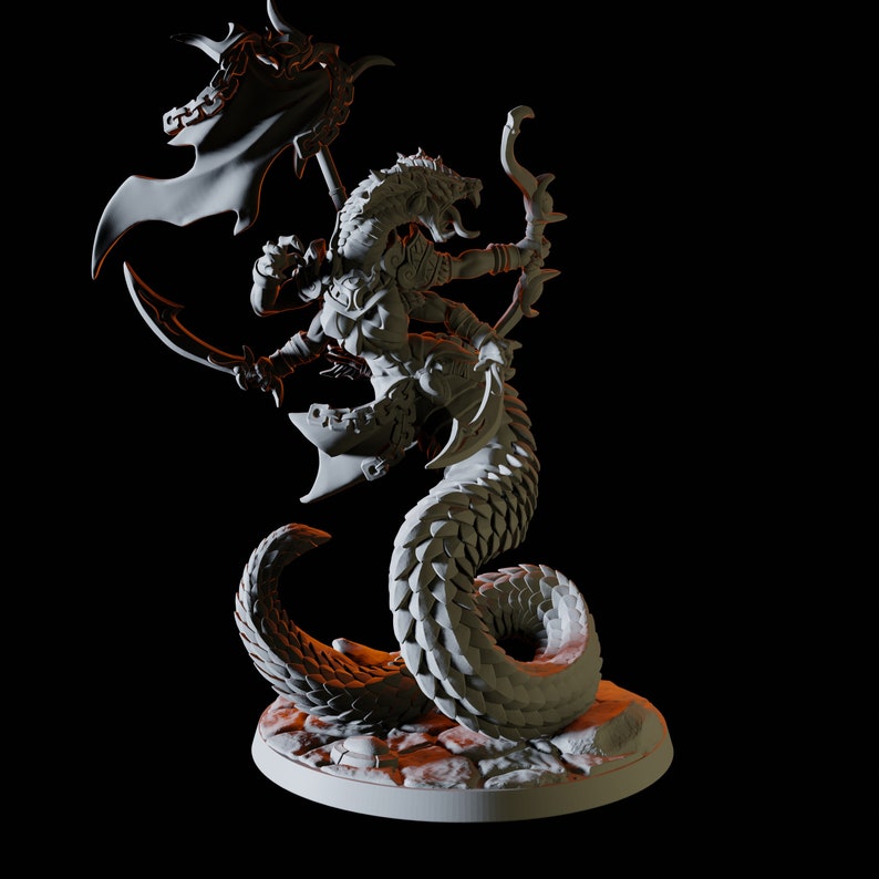 Yuan-ti Abomination Boss Miniature for D&D Dungeons and - Etsy Yuan-ti Abomination Boss Miniature for D&D Dungeons and - Etsy