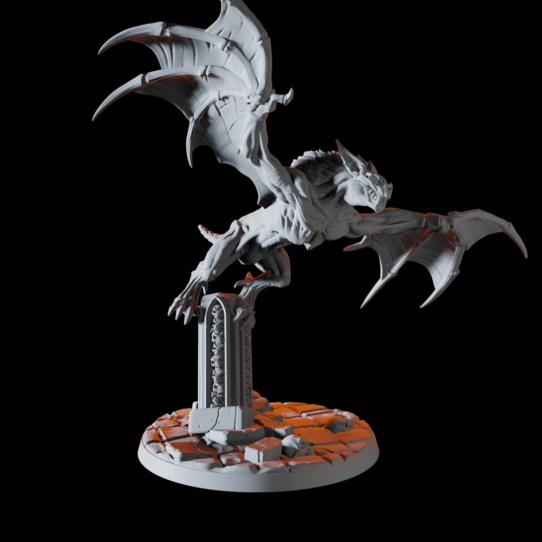 Giant Bat Miniature A for D&D, Dungeons and Dragons, Pathfinder and ...