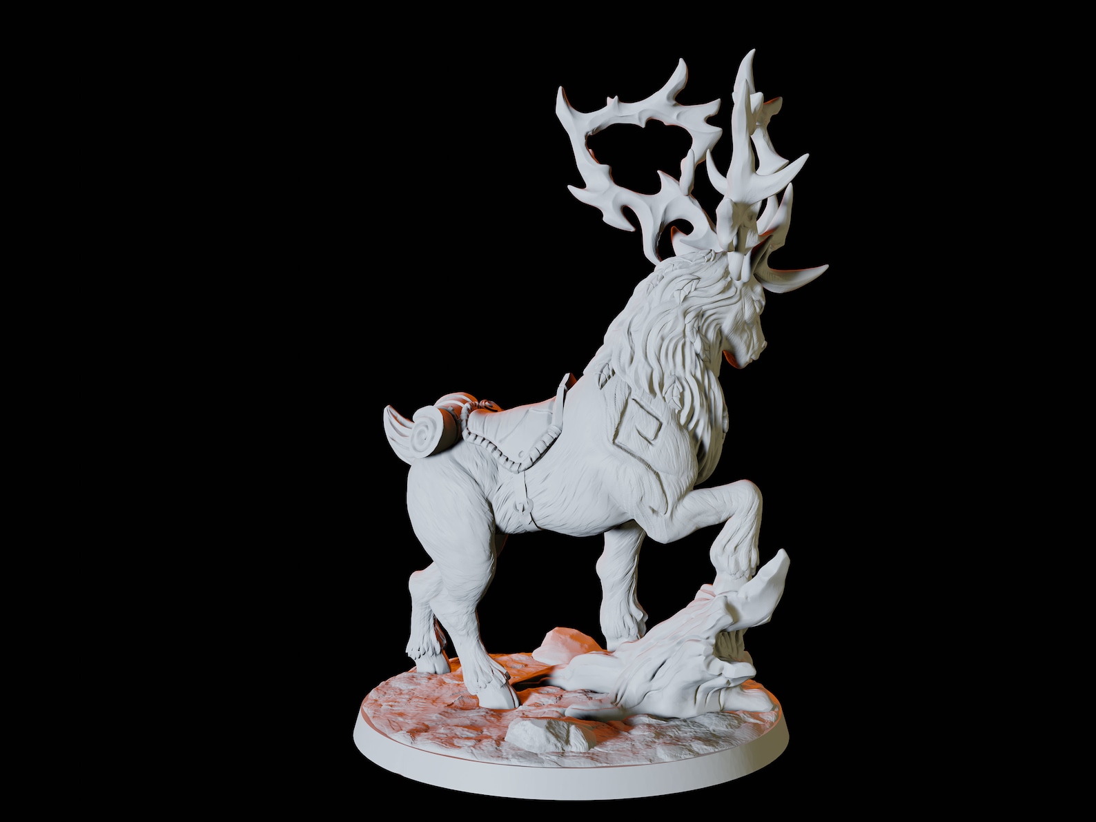 Giant Elk or Deer Miniature for D&D Dungeons and Dragons - Etsy Australia