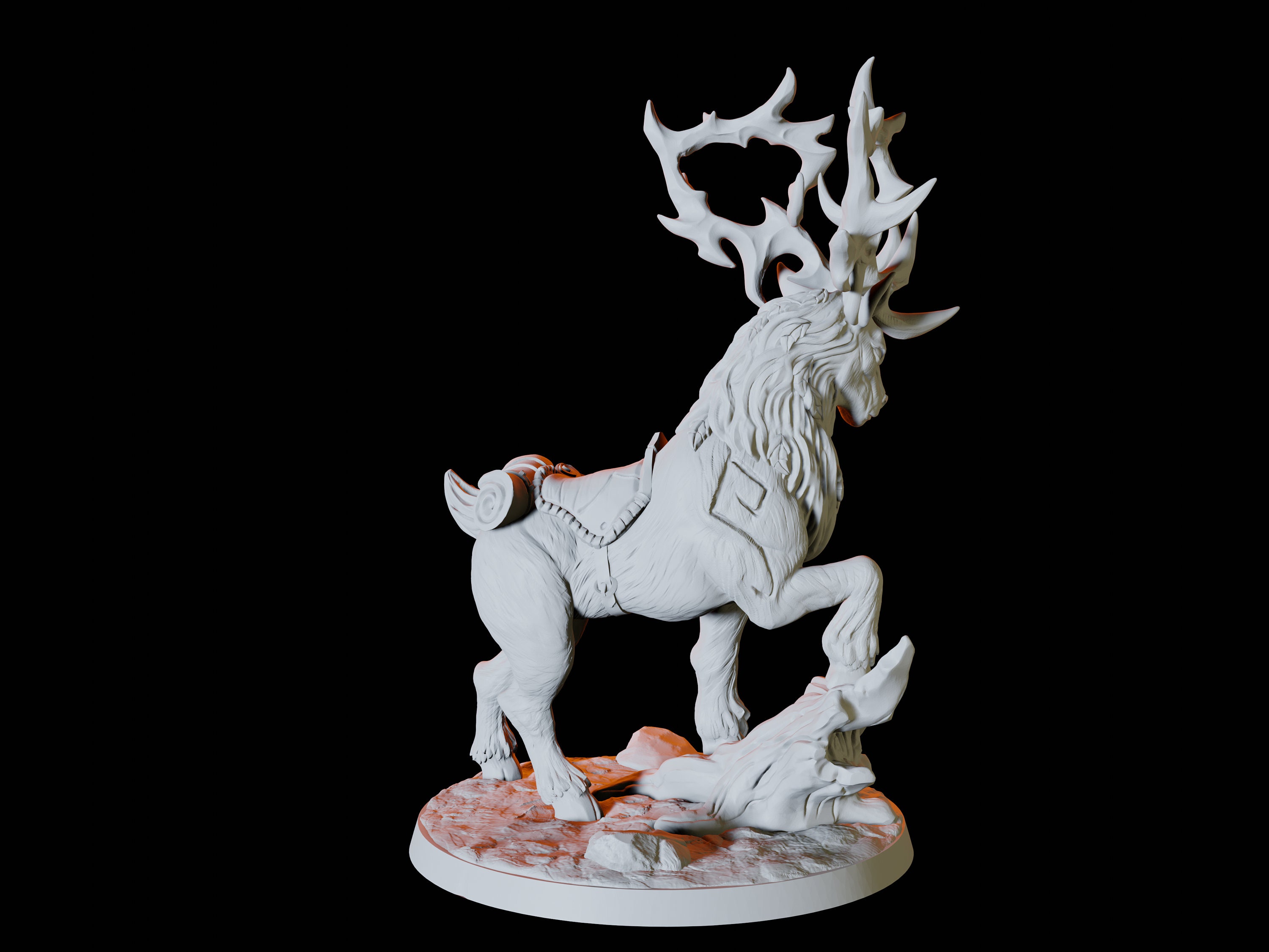 Giant Elk or Deer Miniature for D&D Dungeons and Dragons - Etsy Canada