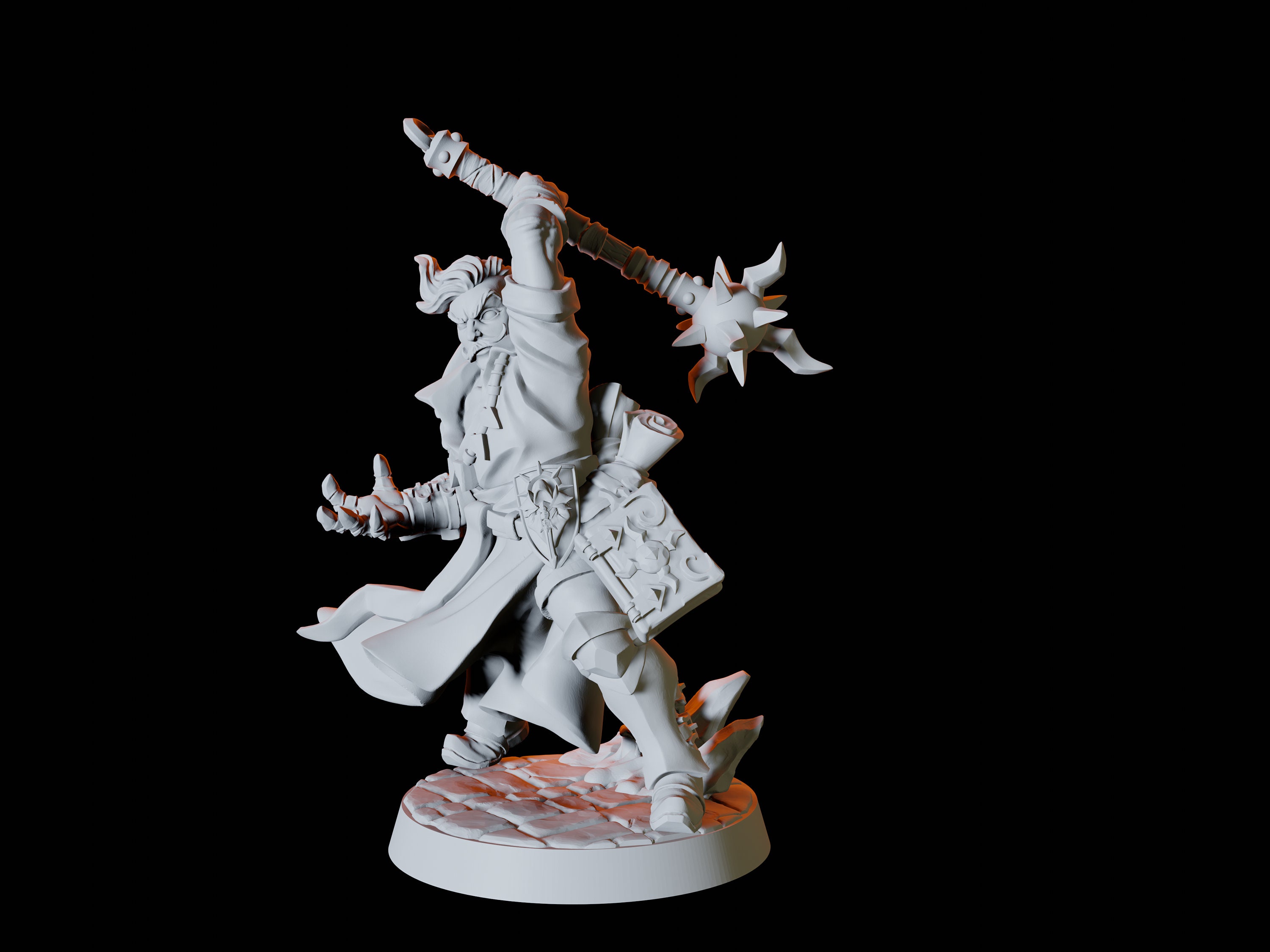 Human Wizard Warrior Miniature for D&D, Dungeons and Dragons ...