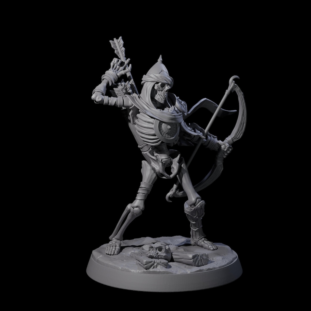 Clattering Skeleton C Miniature for D&D, Dungeons and Dragons ...
