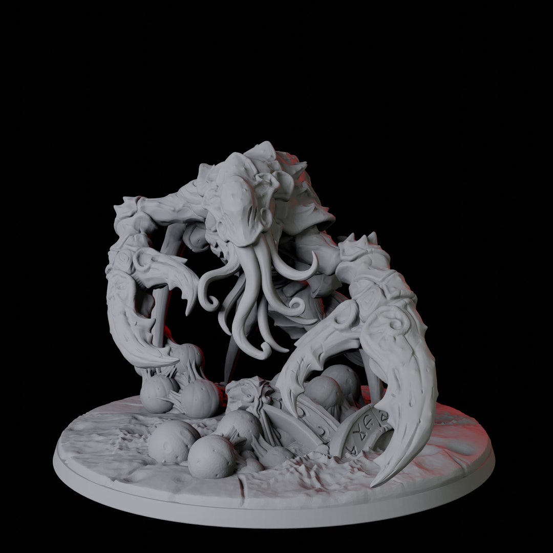 Illithid Umber Hulk Miniature for D&D, Dungeons and Dragons, Pathfinder ...