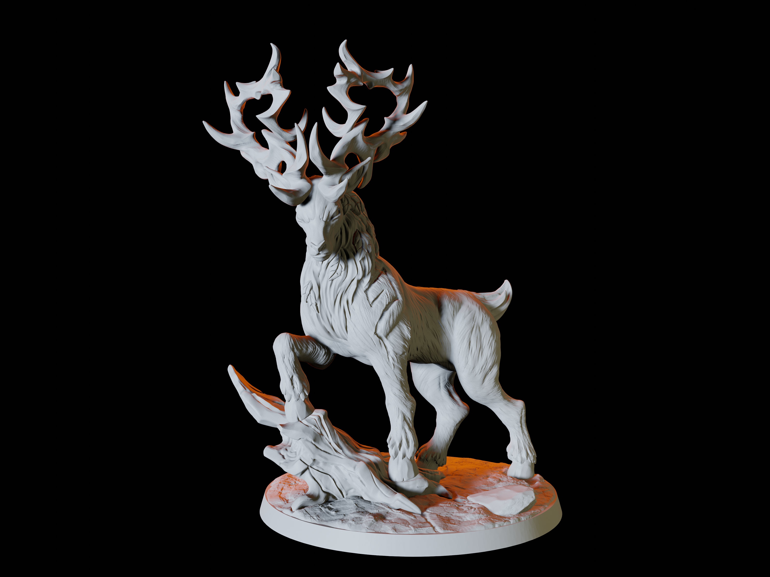 Giant Elk or Deer Miniature for D&D Dungeons and Dragons - Etsy UK