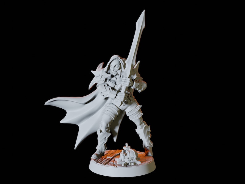 Six Vampire Soldiers Army Set Miniatures for D&D, Dungeons and Dragons ...