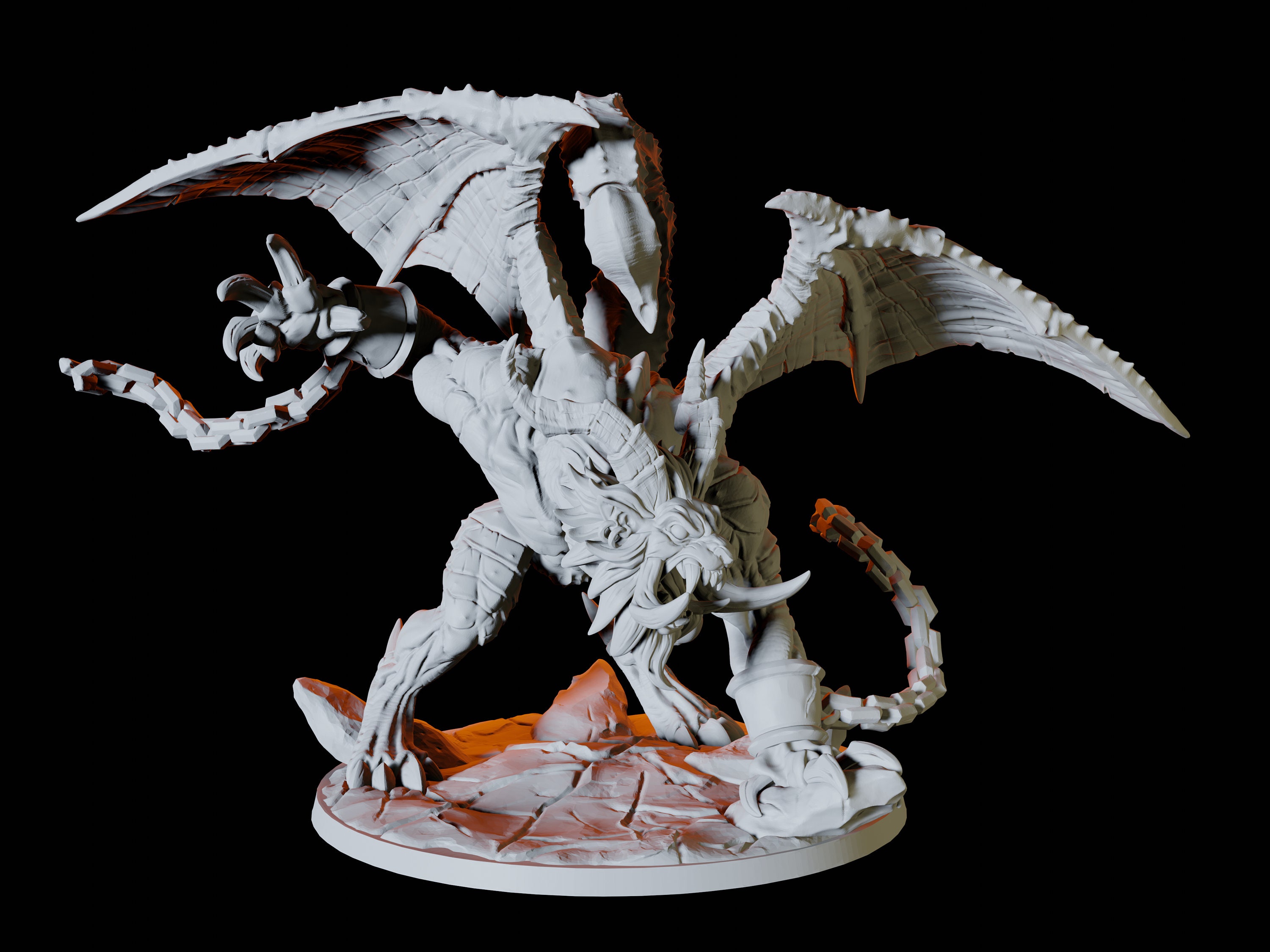Manticore Miniature for D&D Dungeons and Dragons Pathfinder | Etsy