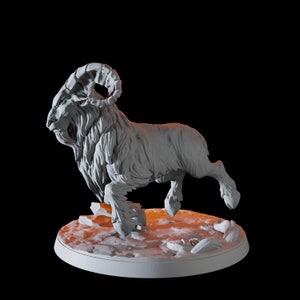 Giant Ram Miniatures for D&D, Dungeons and Dragons, Pathfinder and Many ...