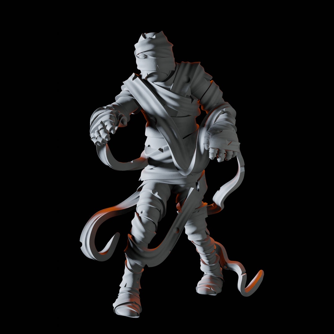 Mummy Miniature for D&D, Dungeons and Dragons, Pathfinder and Many ...