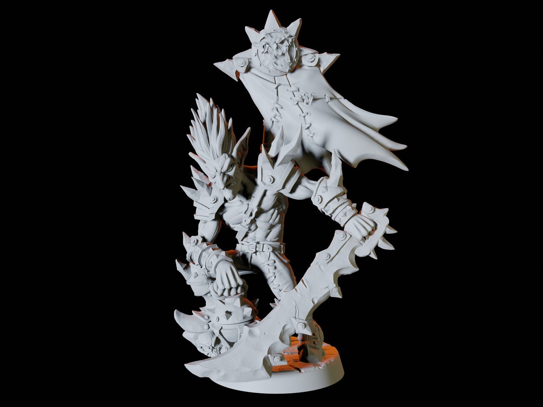 Goblin Boss Leader Miniature for D&D, Dungeons and Dragons, Pathfinder ...