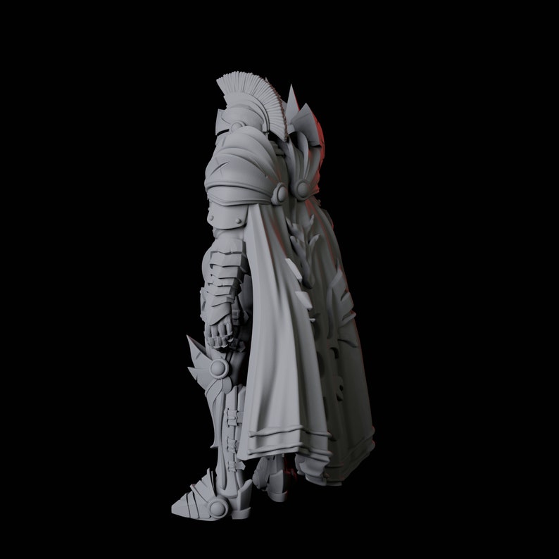 Three Axe-wielding Knight Miniatures for D&D, Dungeons and Dragons ...