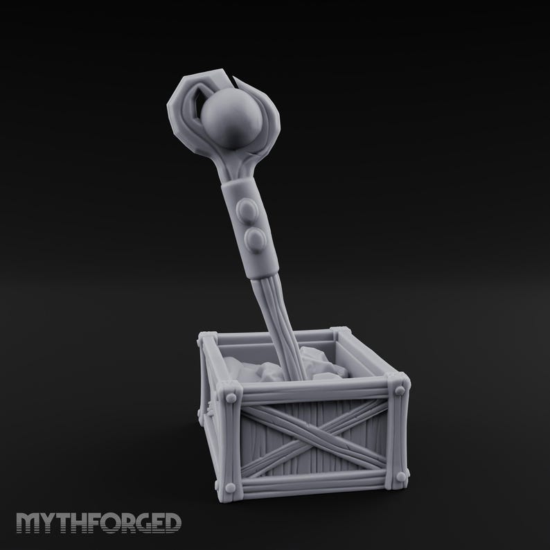 Enchanted Wizard Staff Crate 3D Printed Terrain for D&D, Dungeons and ...