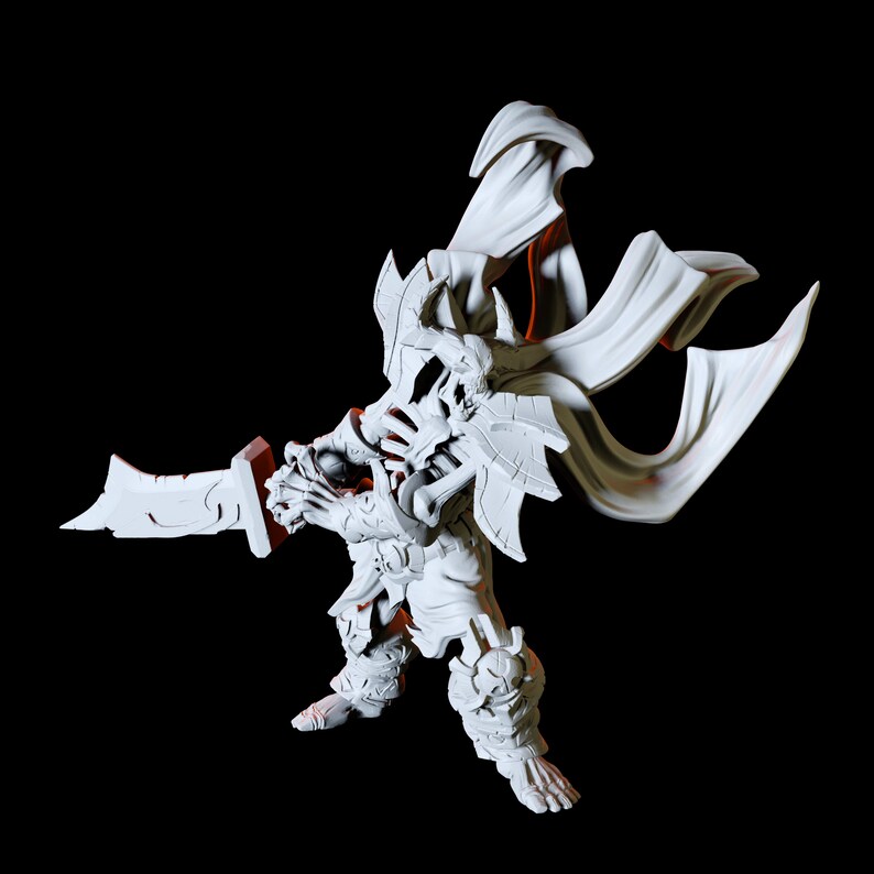 Demon Skeleton Miniature for D&D Dungeons and Dragons - Etsy UK