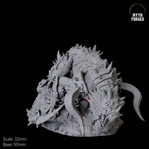 Four Armoured Udaak or Four Armed Beast Miniatures for D&D, Dungeons ...
