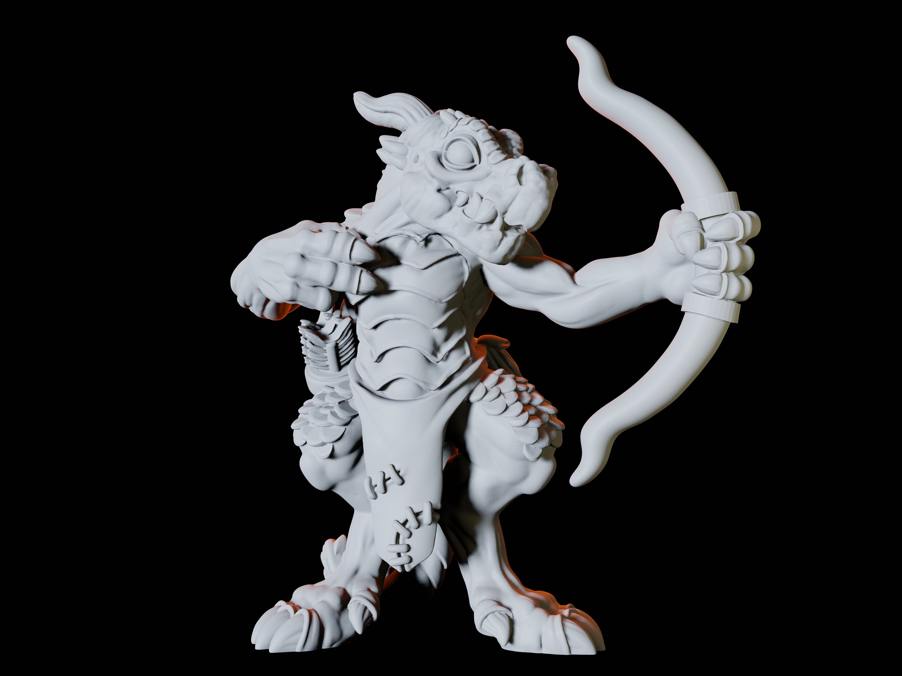 Set of Four Kobold Miniatures for D&D, Dungeons and Dragons, Pathfinder ...