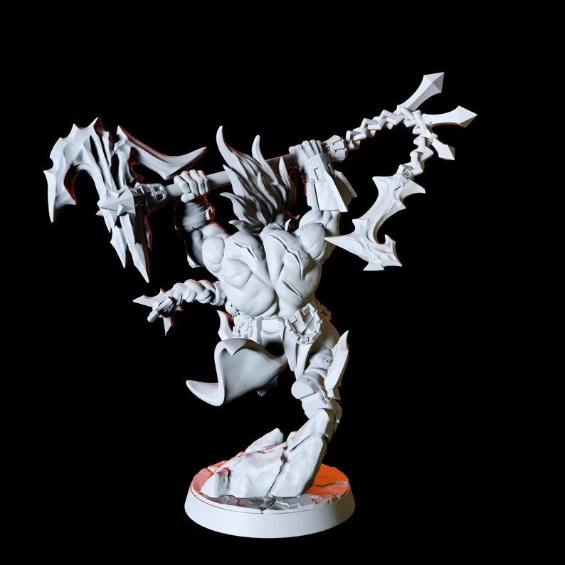 Axe Wielding Dwarf Miniature for D&D, Dungeons and Dragons, Pathfinder ...