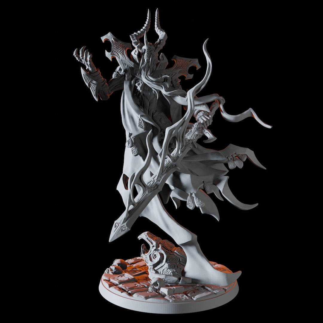 Master Lich Miniature for D&D, Dungeons and Dragons, Pathfinder and ...