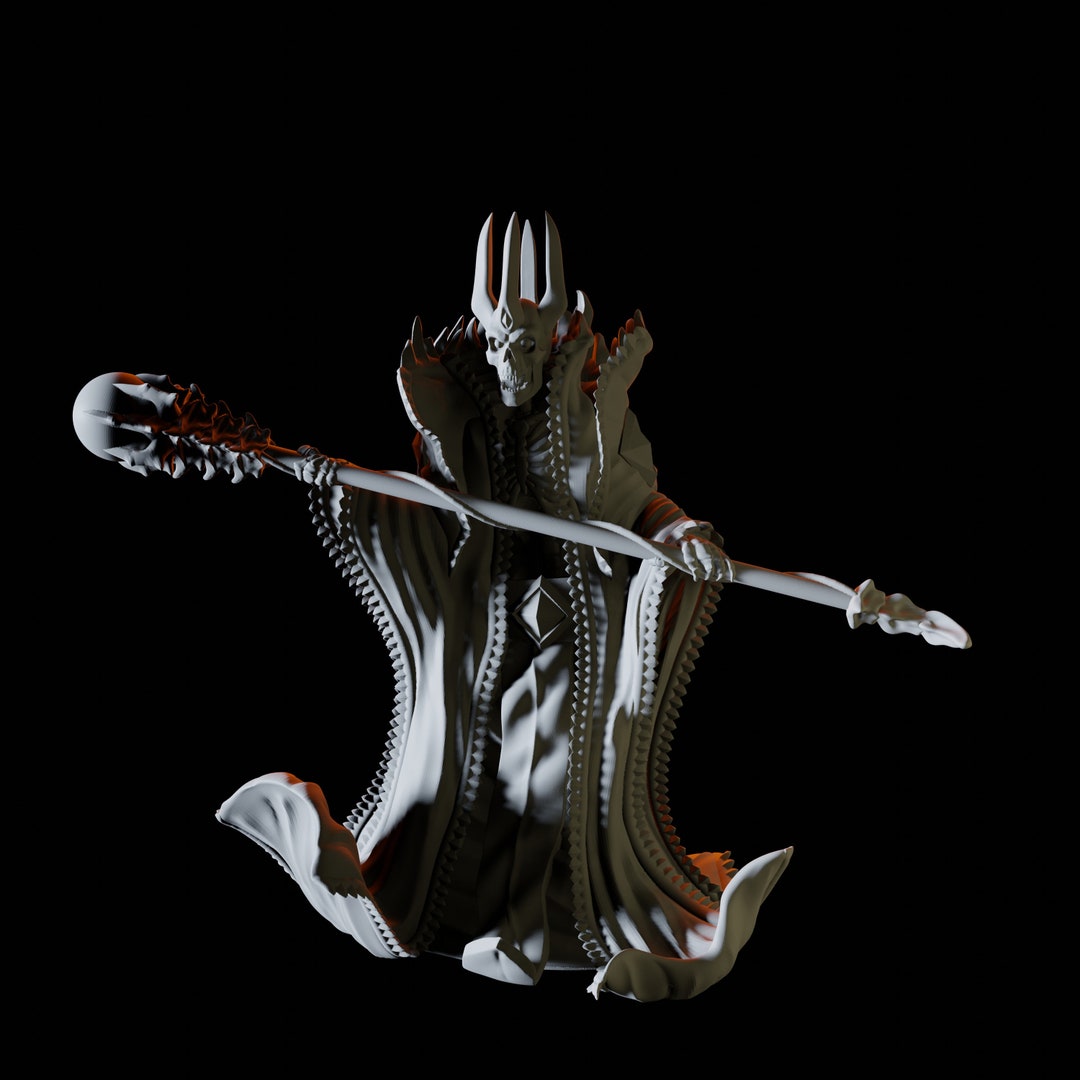 Classic Lich Miniature for D&D, Dungeons and Dragons, Pathfinder and ...