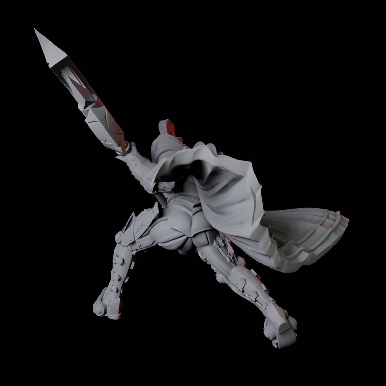 Three Axe-wielding Knight Miniatures for D&D Dungeons and - Etsy