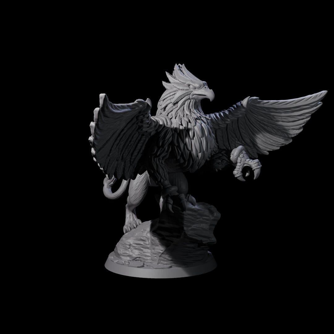 Regal Royal Griffon Miniature for D&D, Dungeons and Dragons, Pathfinder ...