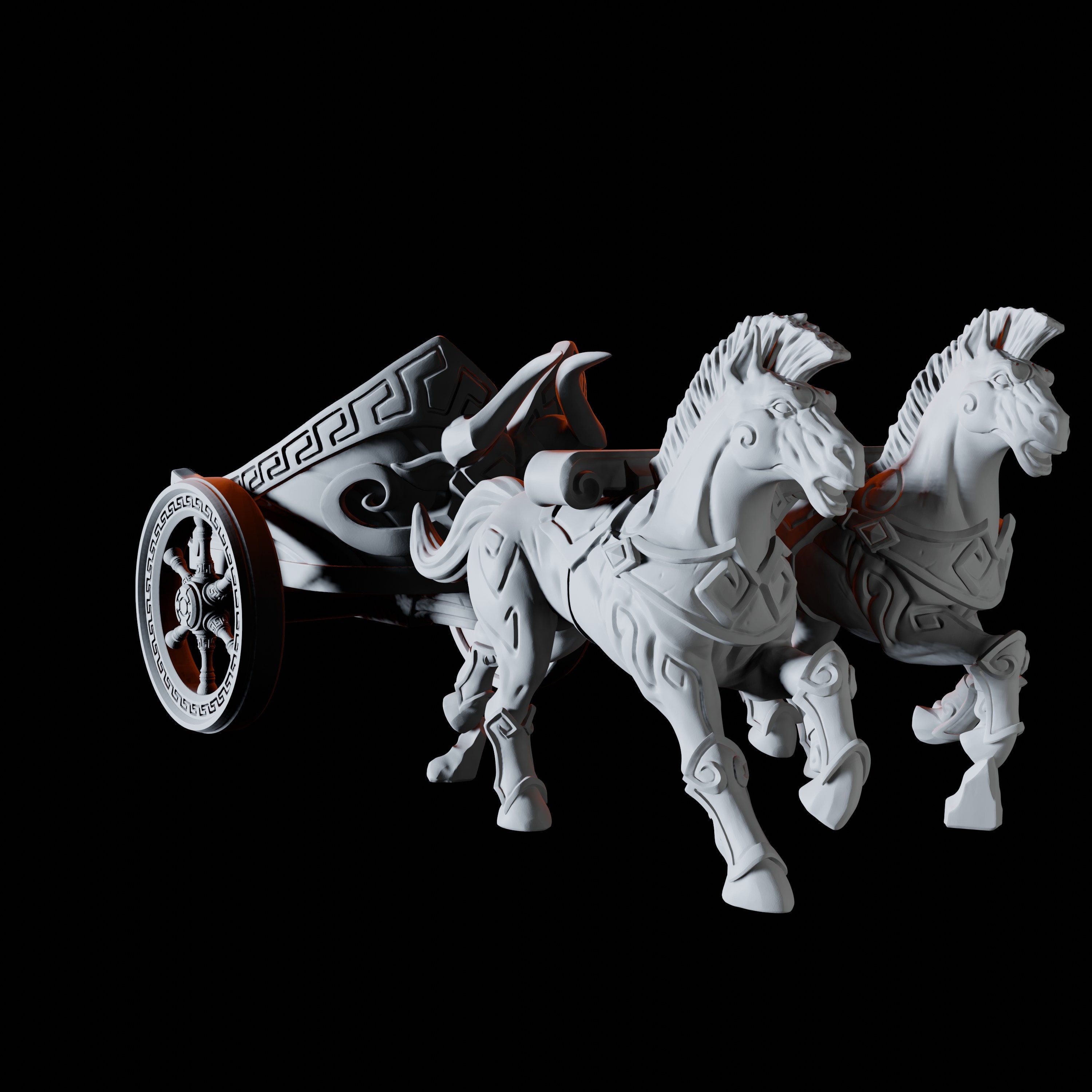 War Chariot Miniature B for D&D, Dungeons and Dragons, Pathfinder and ...