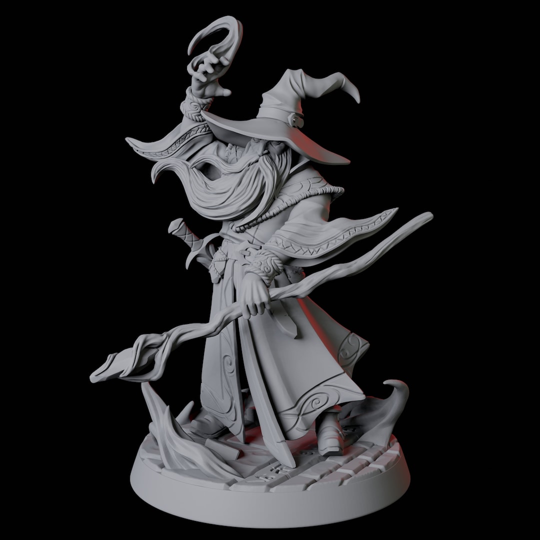Conjuring Archwizard Miniature for D&D, Dungeons and Dragons ...