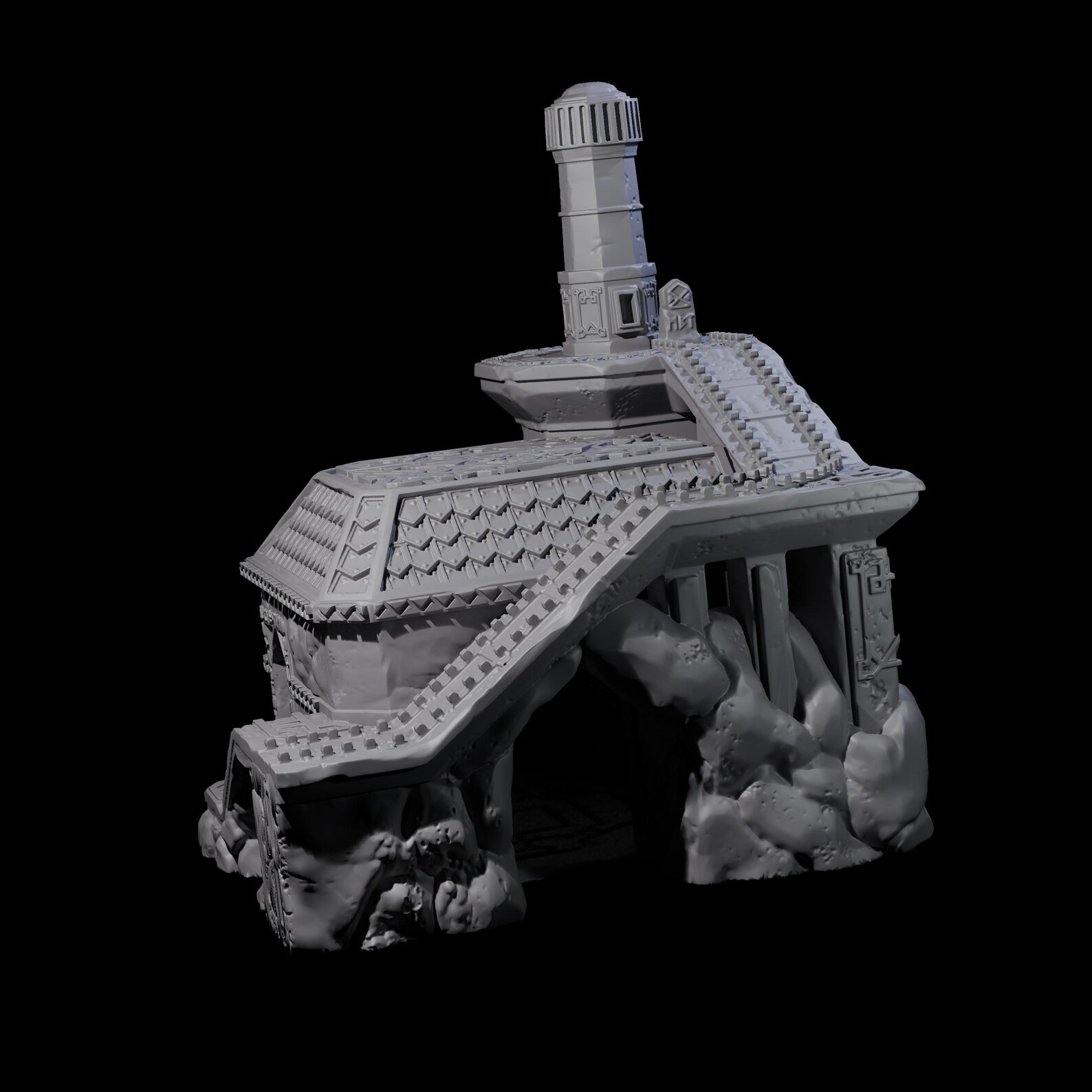 Dwarven Smelting House Building Scatter Terrain for D&D, Dungeons and ...