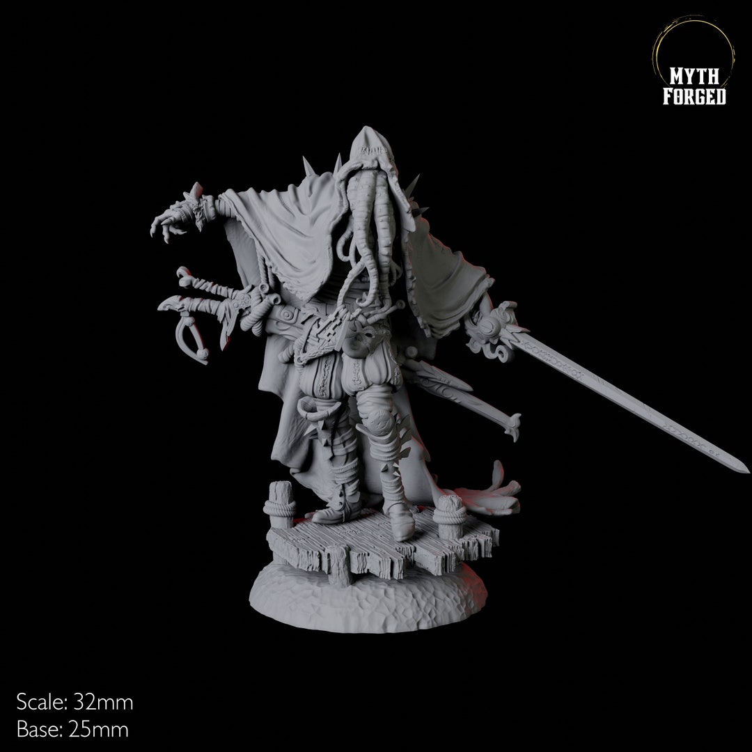 Plane Hopping Astral Mind Flayer Ilithid Assassin Miniature for D&D ...