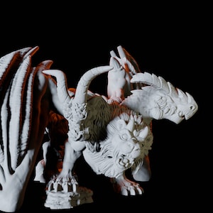 Chimera Miniature for D&D Dungeons and Dragons Pathfinder - Etsy UK