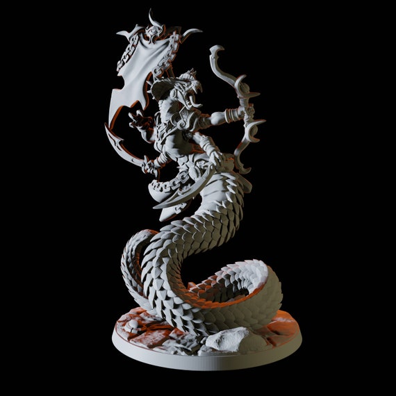 Yuan-ti Abomination Boss Miniature for D&D Dungeons and - Etsy Yuan-ti Abomination Boss Miniature for D&D Dungeons and - Etsy