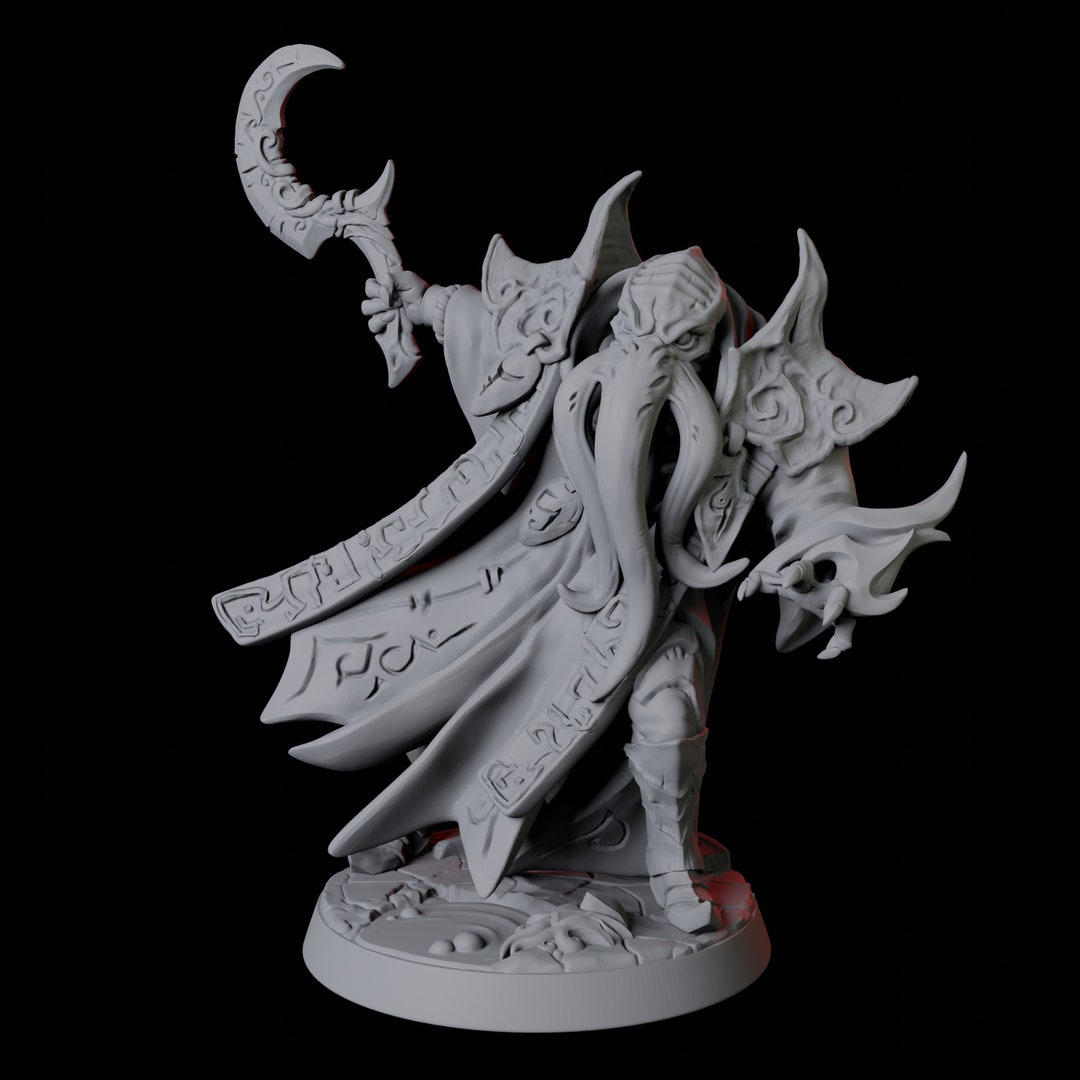 Mind Flayer or Illithid Miniature F for D&D Dungeons and - Etsy