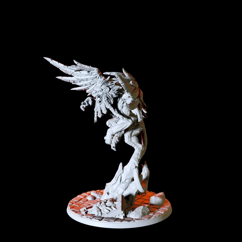 Winged Lion Miniature for D&D Dungeons and Dragons - Etsy