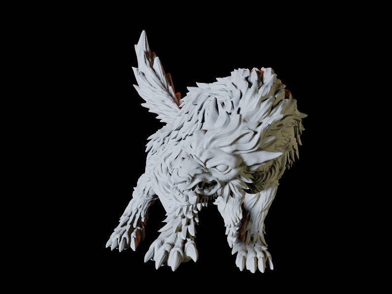 Wolf Warg o Worg Miniature para D&D Dungeons and Dragons | Etsy