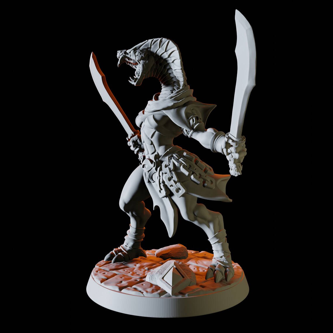 Yuan-ti Malison Miniature D for D&D, Dungeons and Dragons, Pathfinder ...