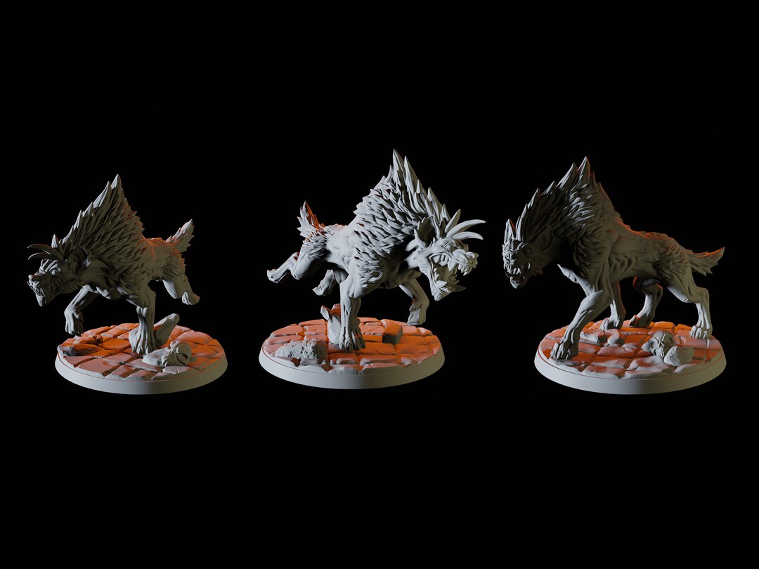 Hyena Miniature for D&D, Dungeons and Dragons, Pathfinder and Many ...