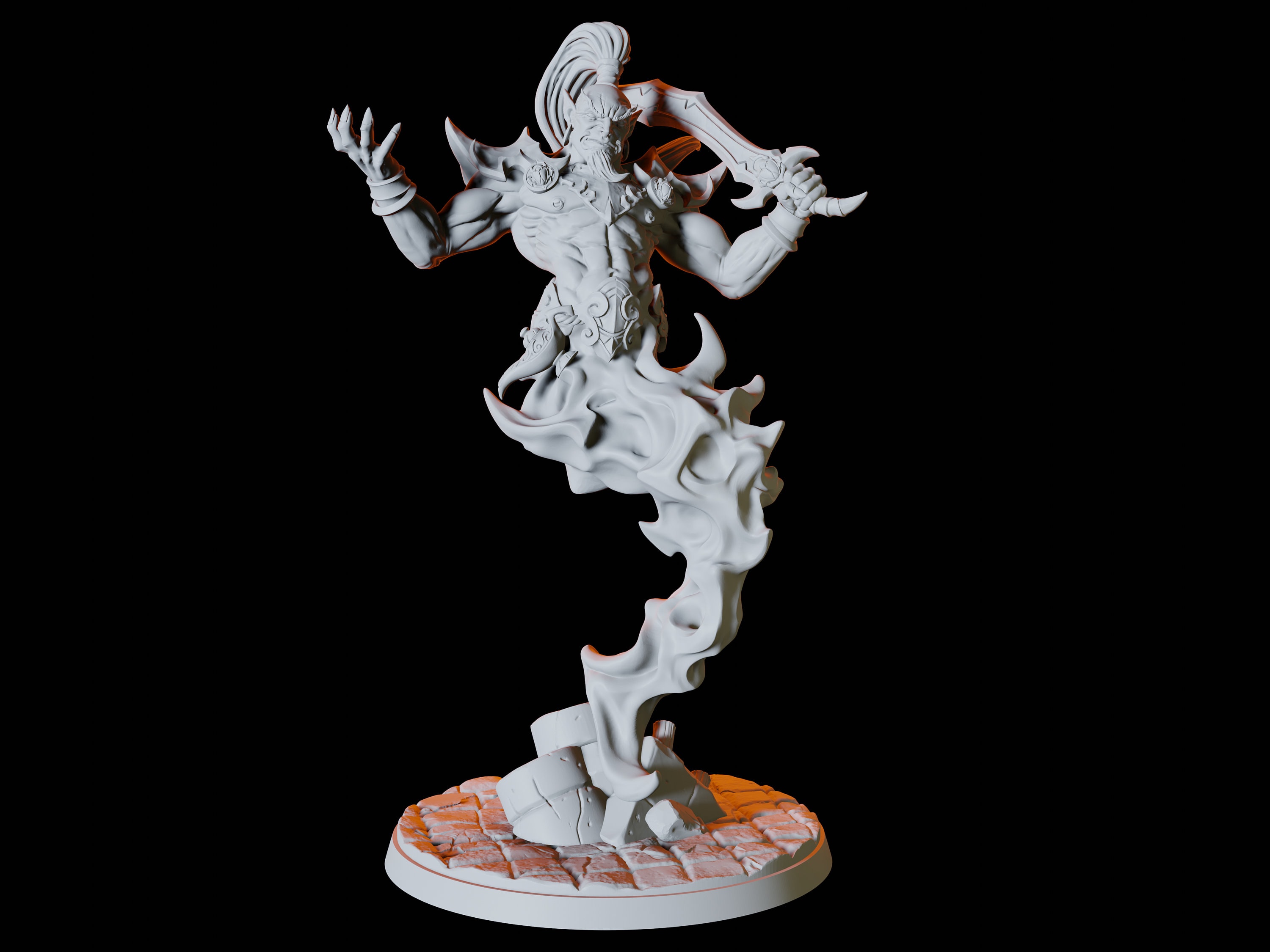 Male Djinni Miniature for D&D Dungeons and Dragons - Etsy UK