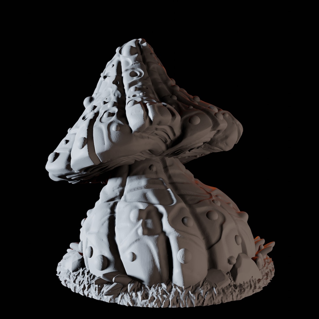 Round Mushroom Underdark Fungus Scatter Terrain Miniatures for D&D ...