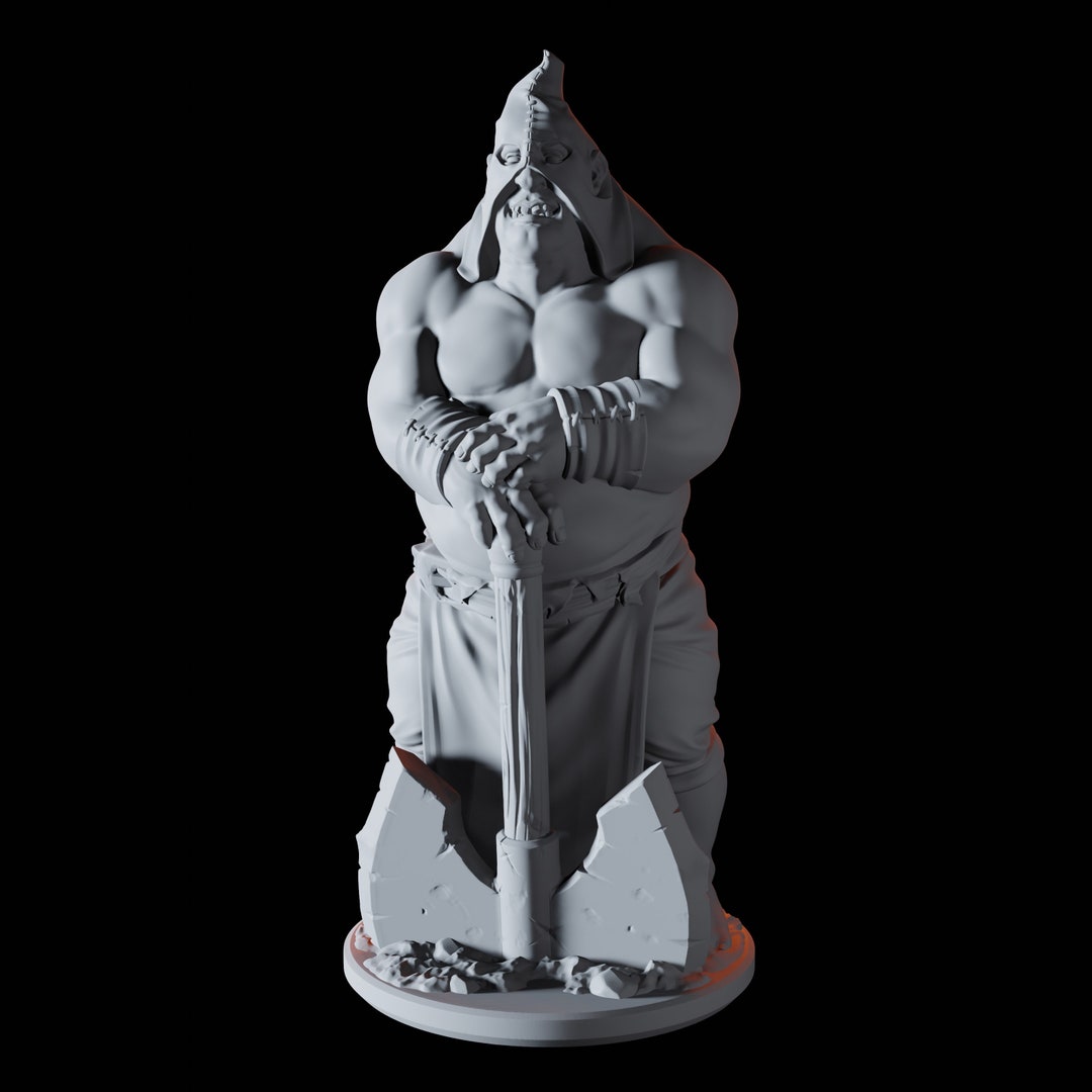 Executioner Miniature for D&D, Dungeons and Dragons, Pathfinder and ...