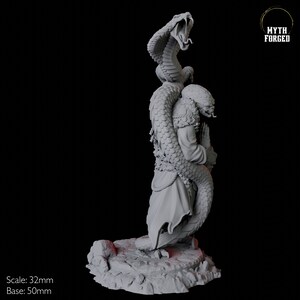 Yuan-ti Malison Snake Charmer Miniature C for D&D, Dungeons and Dragons ...