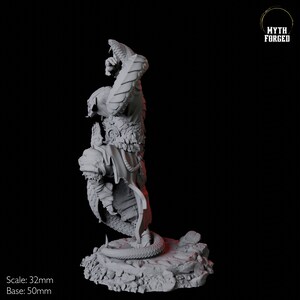 Yuan-ti Malison Snake Charmer Miniature C for D&D, Dungeons and Dragons ...