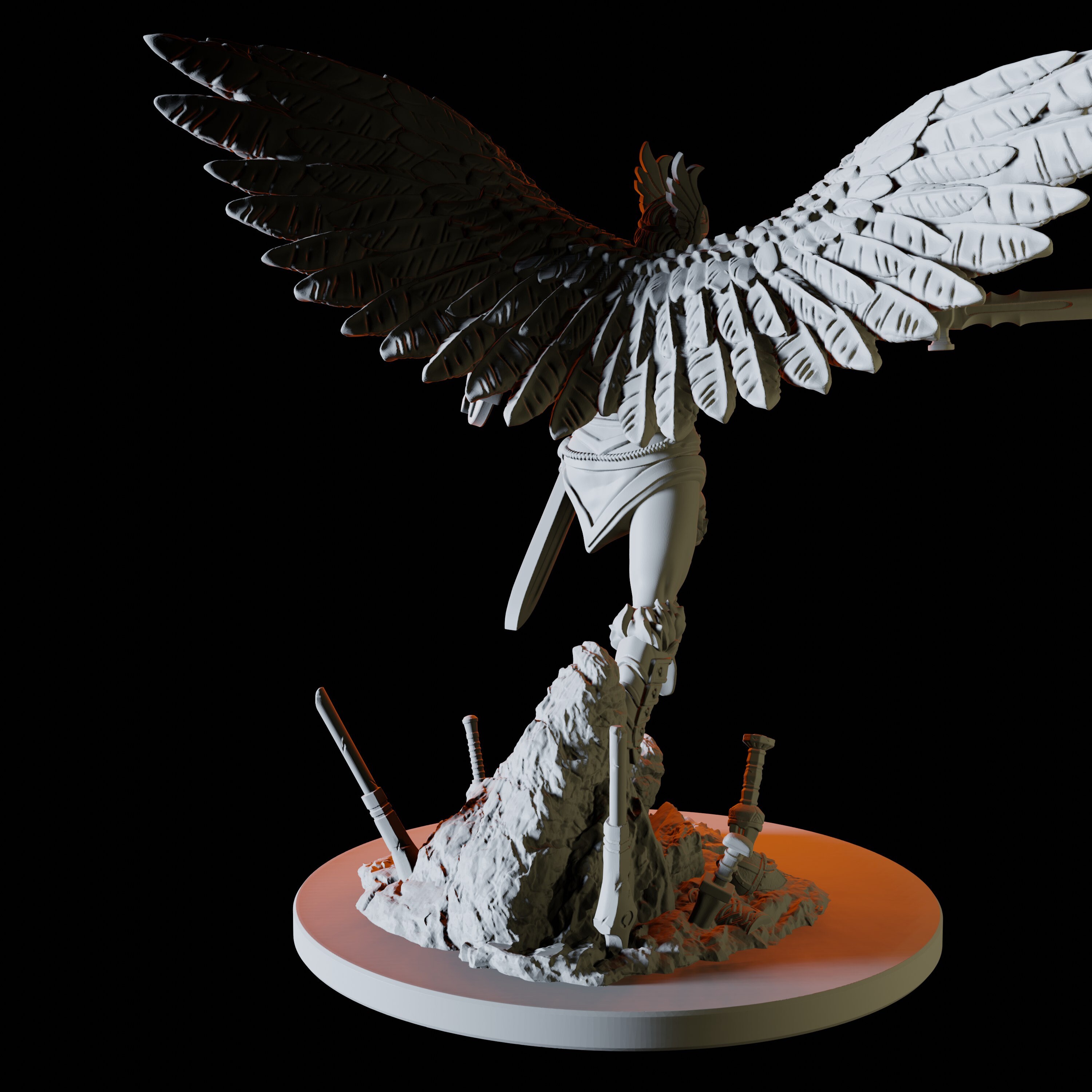 Valkyrie Miniature for D&D, Dungeons and Dragons, Pathfinder and Many ...
