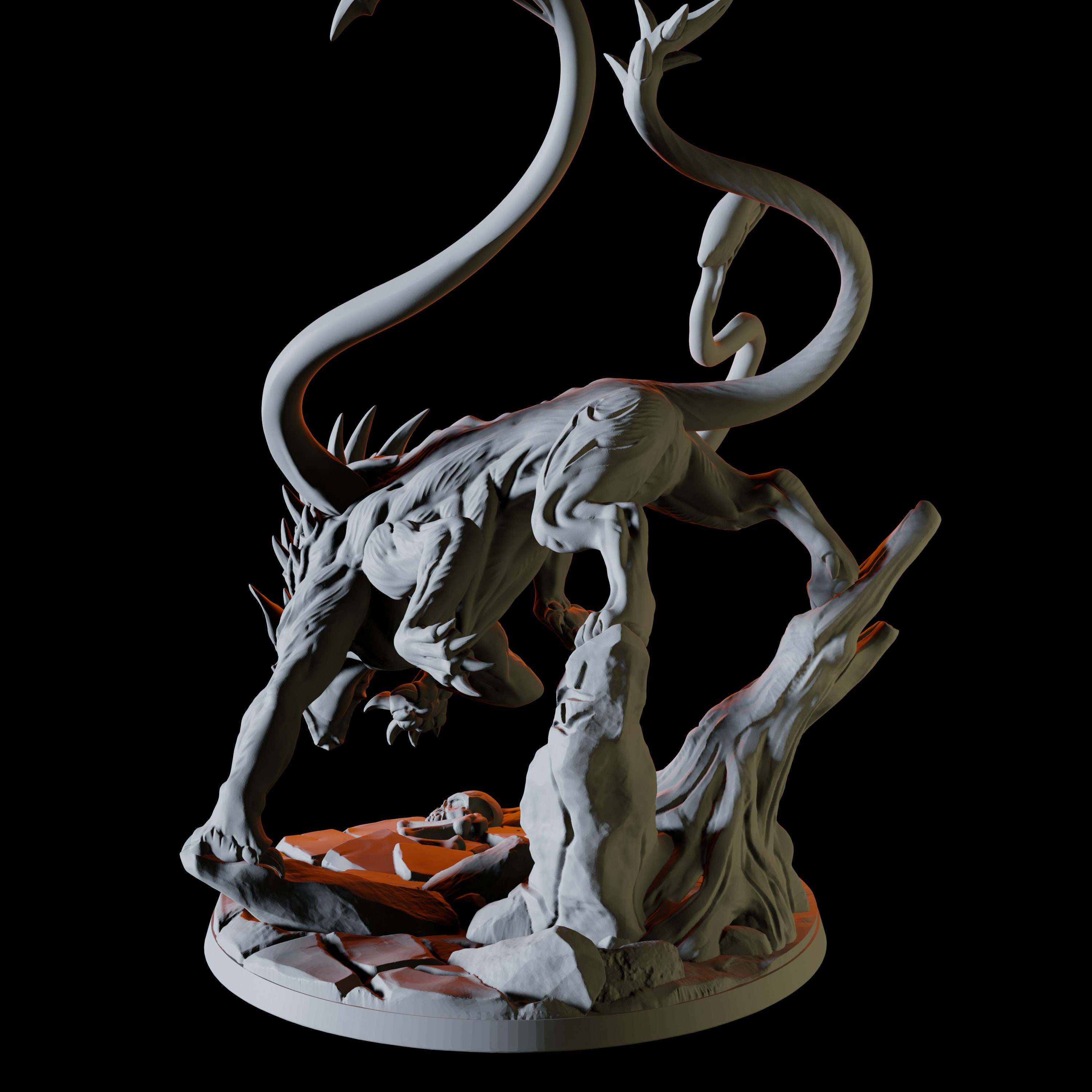 Displacer Beast Miniature for D&D Dungeons and Dragons - Etsy