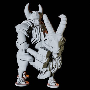 Three Dwarf Warriors Riding Goats for D&D Dungeons and - Etsy UK
