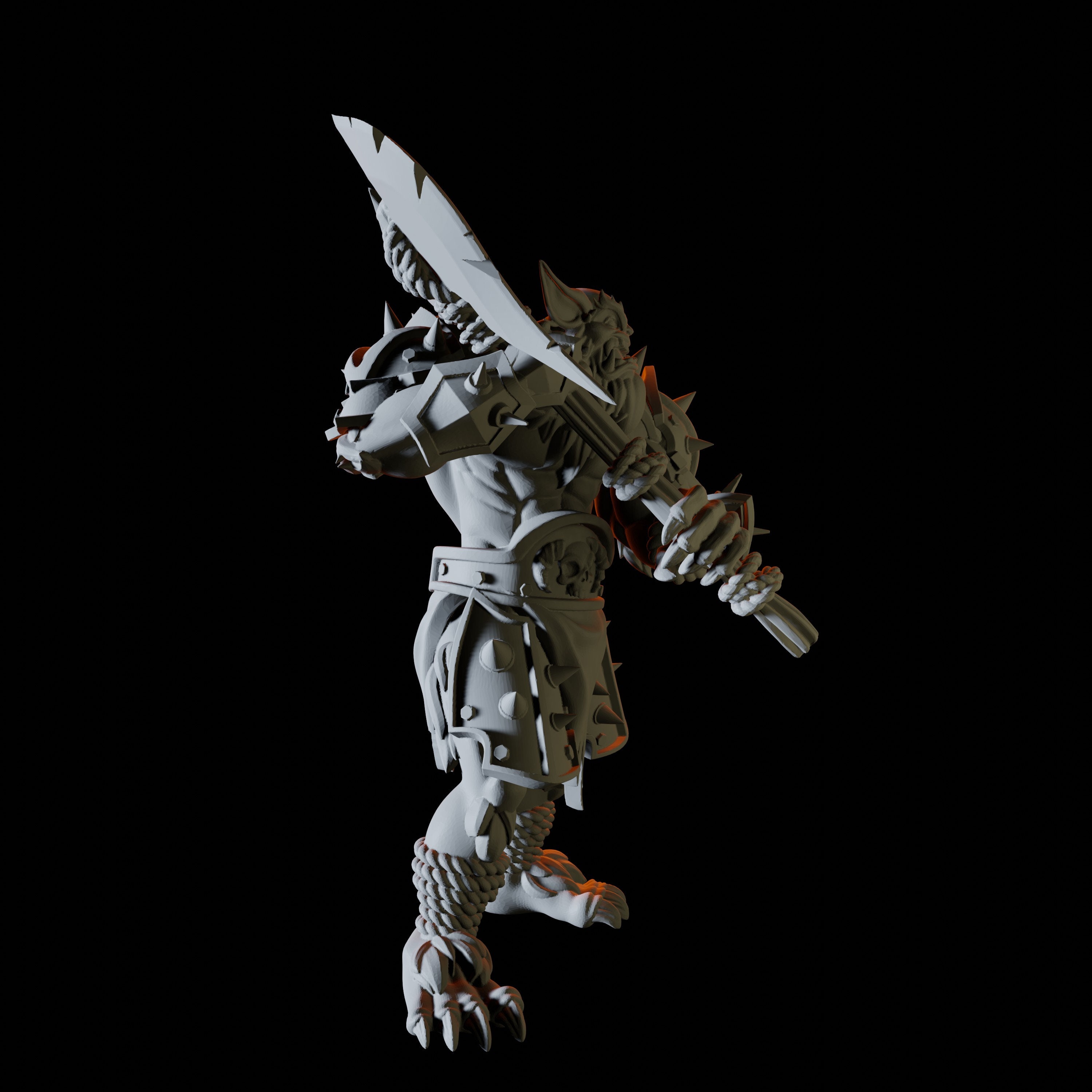 Axe Wielding Bugbear Miniature for D&D Dungeons and Dragons - Etsy